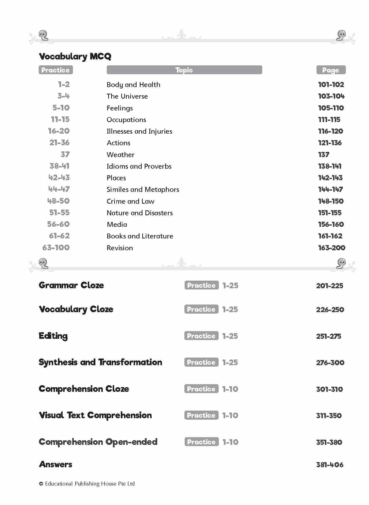 Primary 5 Complete Practice Book for Grammar, Vocabulary ...