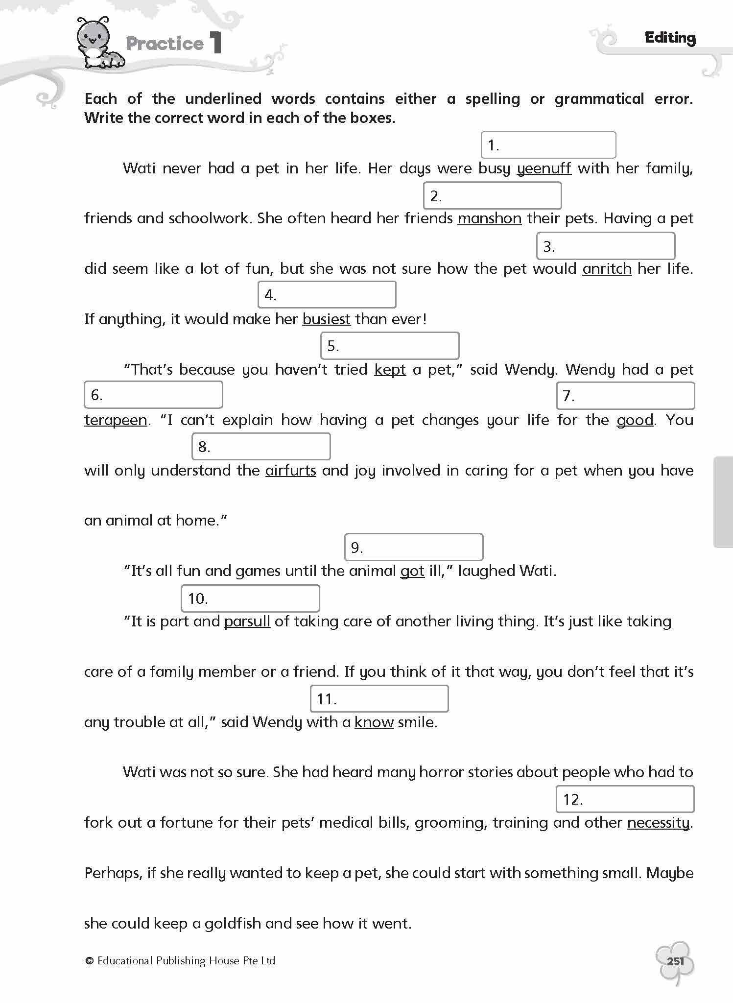 Primary 5 Complete Practice Book for Grammar, Vocabulary ...