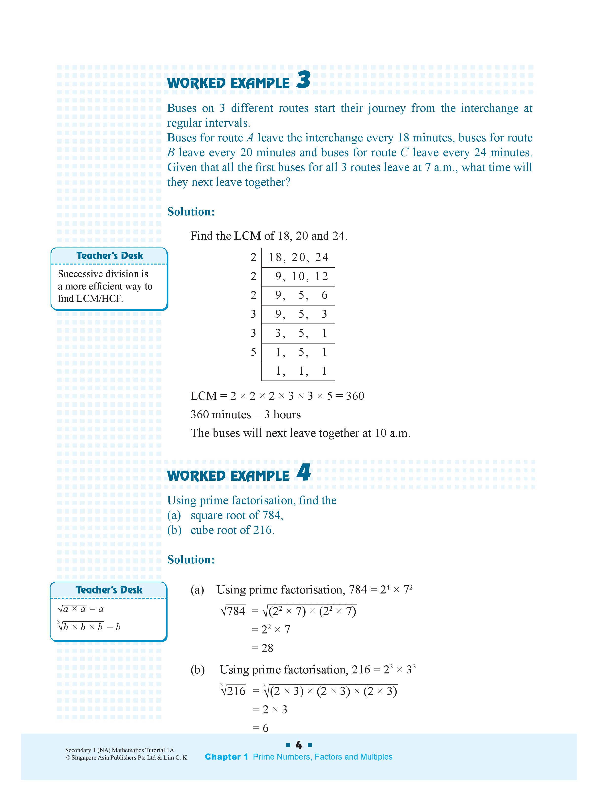 Secondary One Normal [Academic] Mathematics Tutorial 1A | OpenSchoolbag