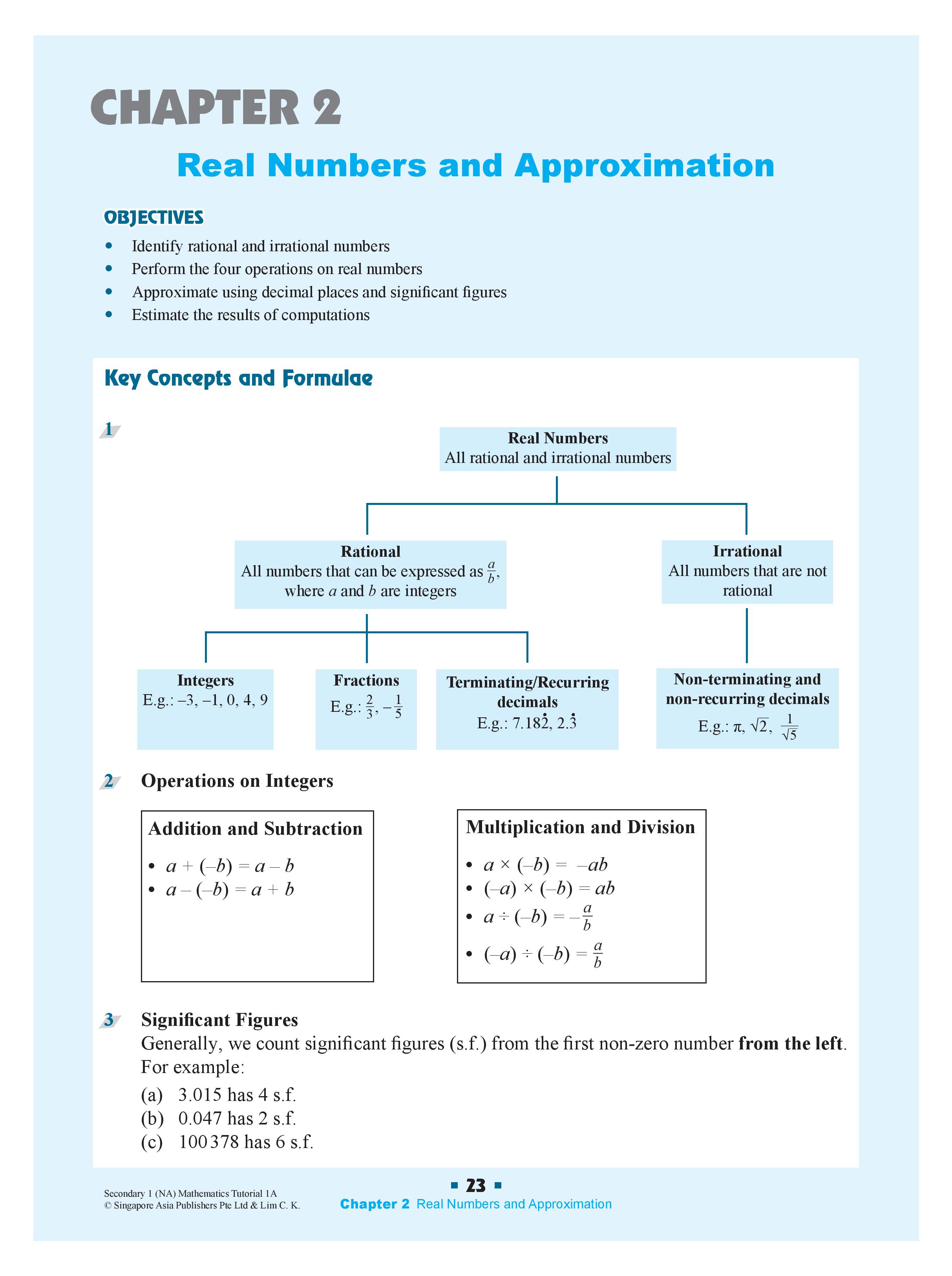 Secondary One Normal [Academic] Mathematics Tutorial 1A | OpenSchoolbag