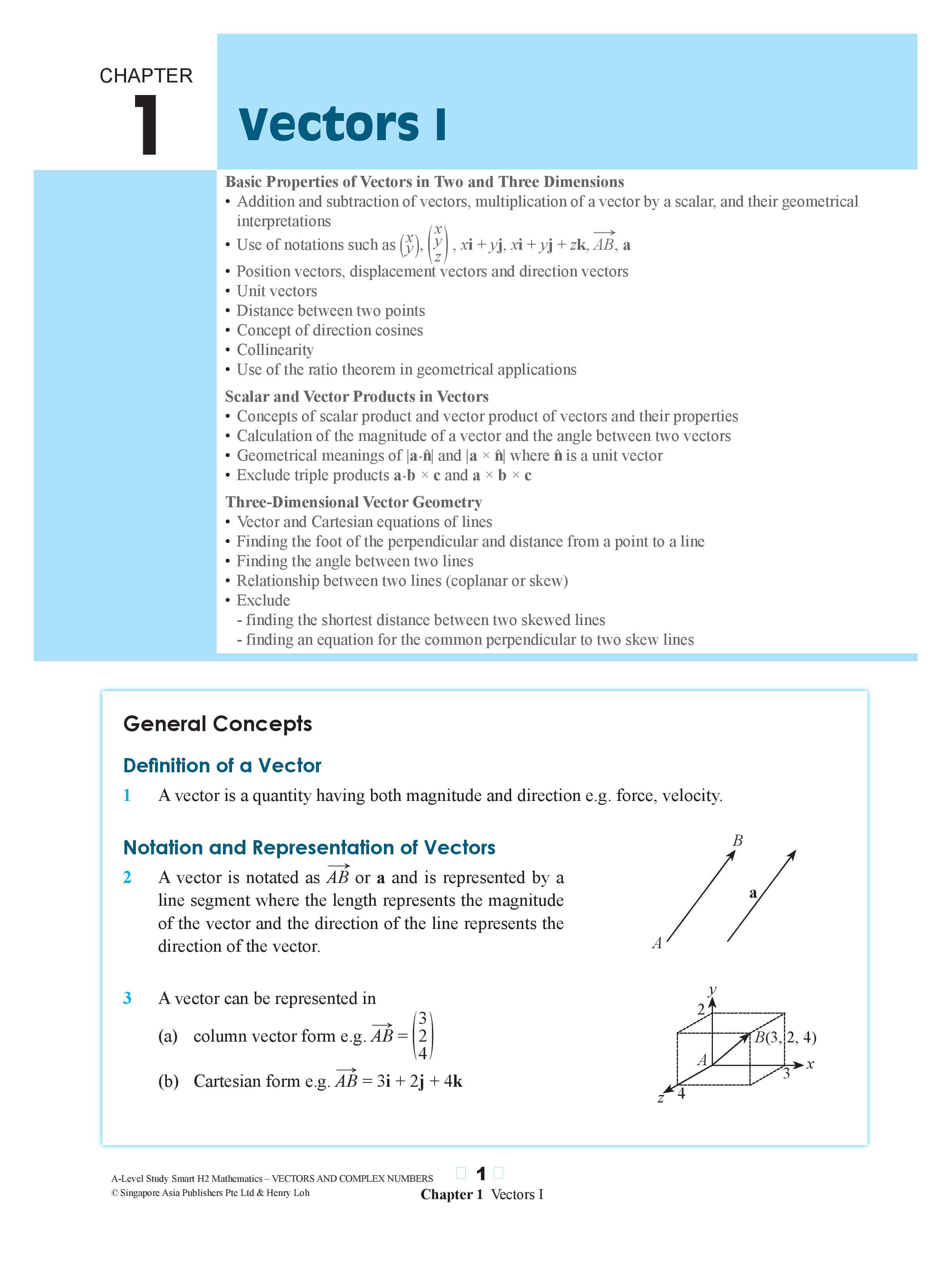 A-Level Study Smart H2 Mathematics [Vectors and Complex Numbers ...