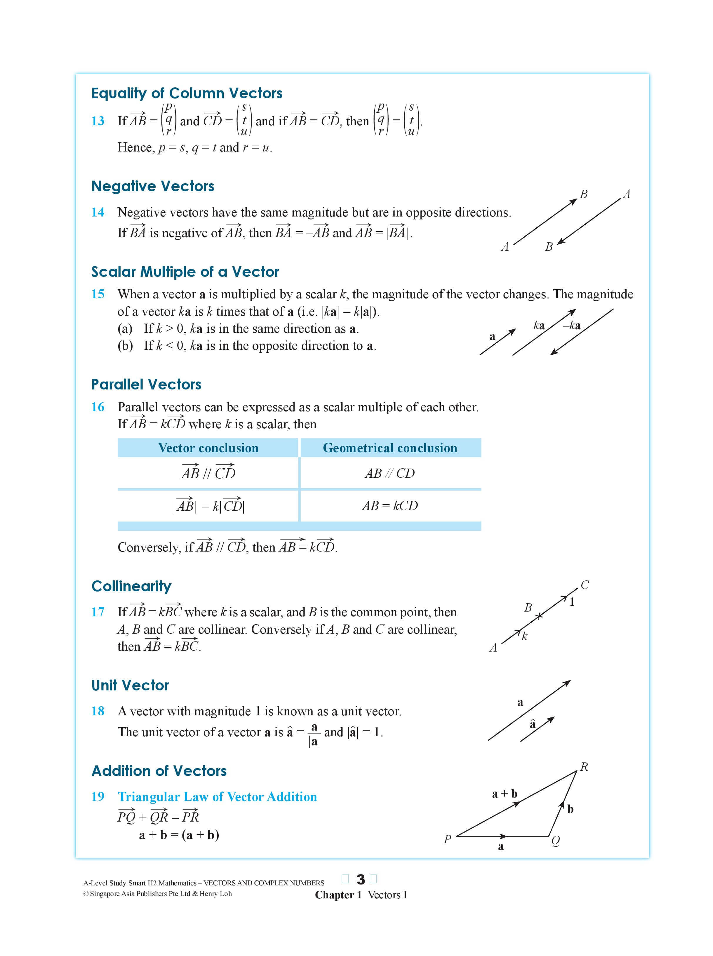A-Level Study Smart H2 Mathematics [Vectors and Complex Numbers ...