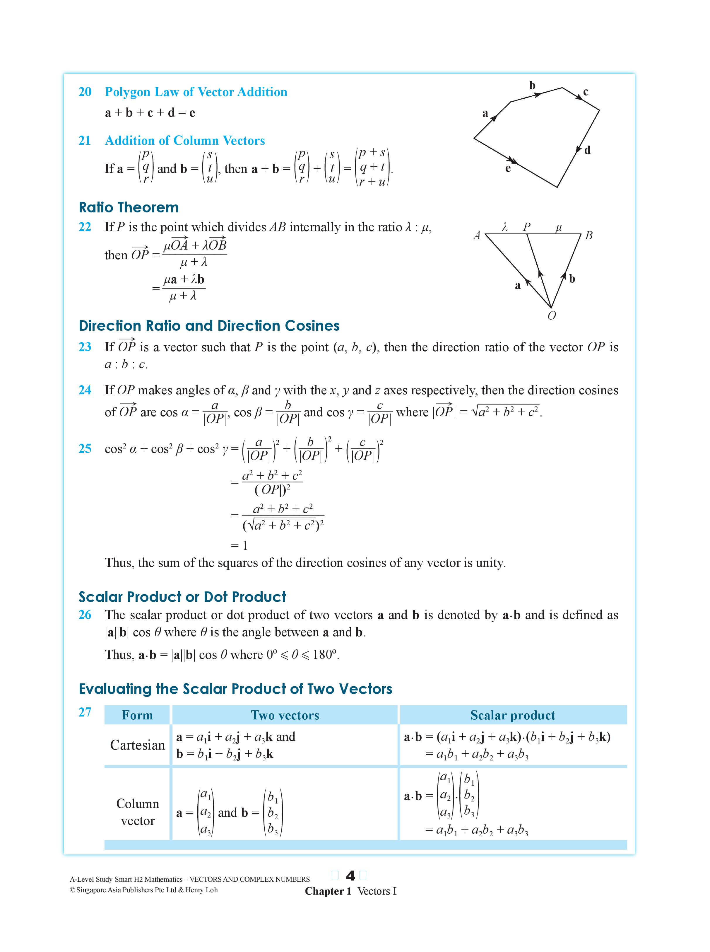 A-Level Study Smart H2 Mathematics [Vectors and Complex Numbers ...