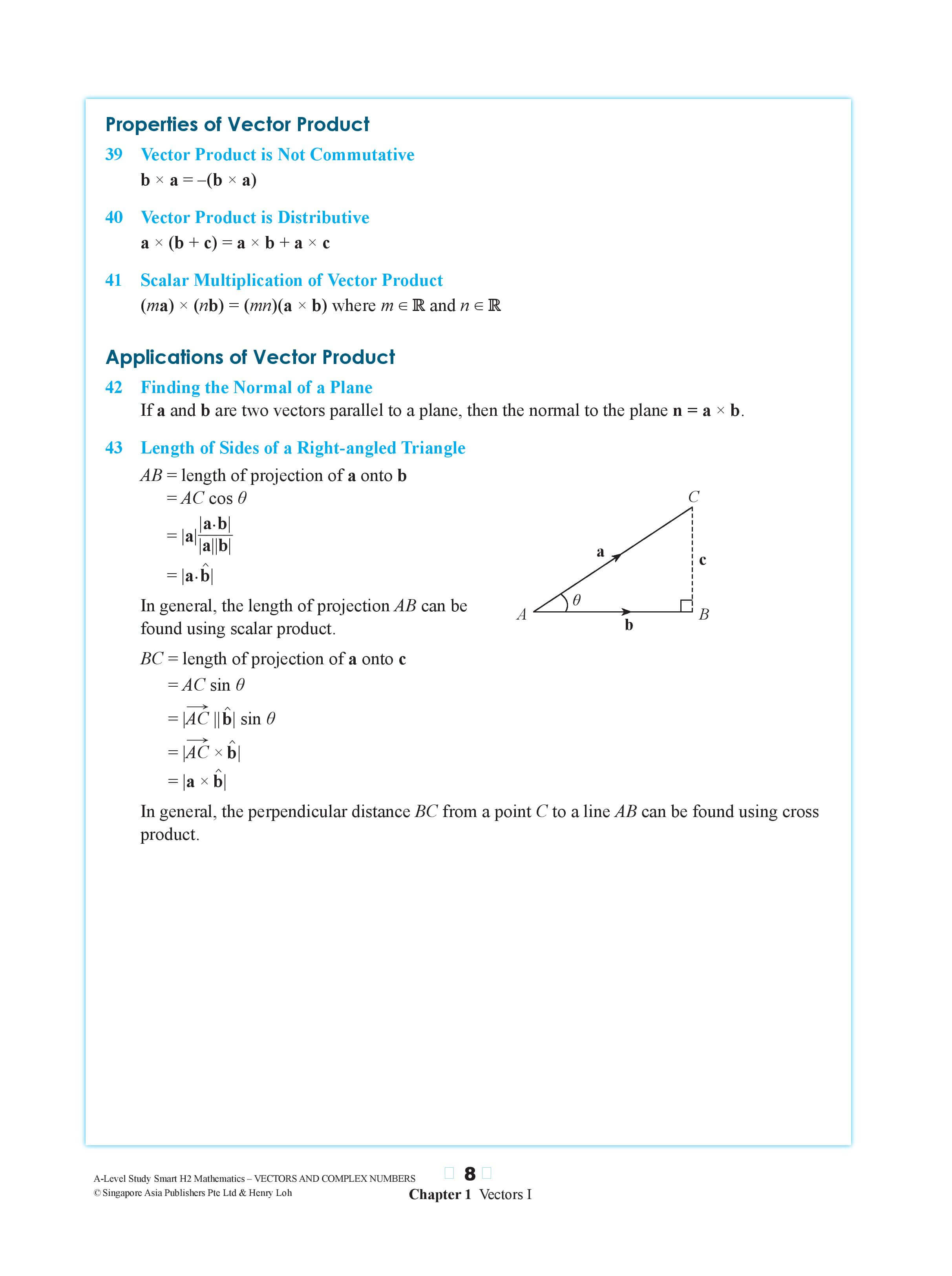 A-Level Study Smart H2 Mathematics [Vectors and Complex Numbers ...
